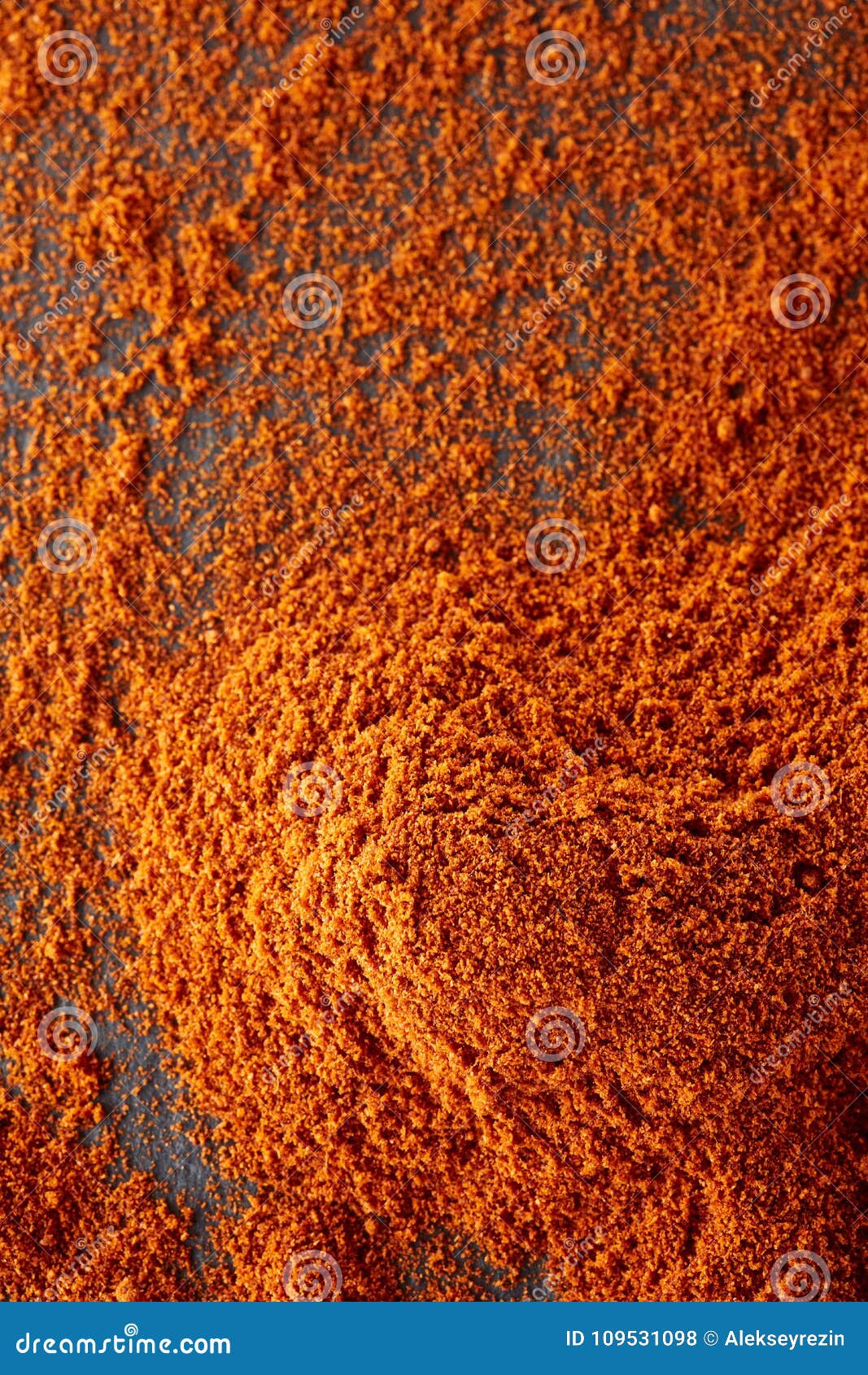 Texture Background. Red Chilli Pepper Powder. Top View Stock Photo ...