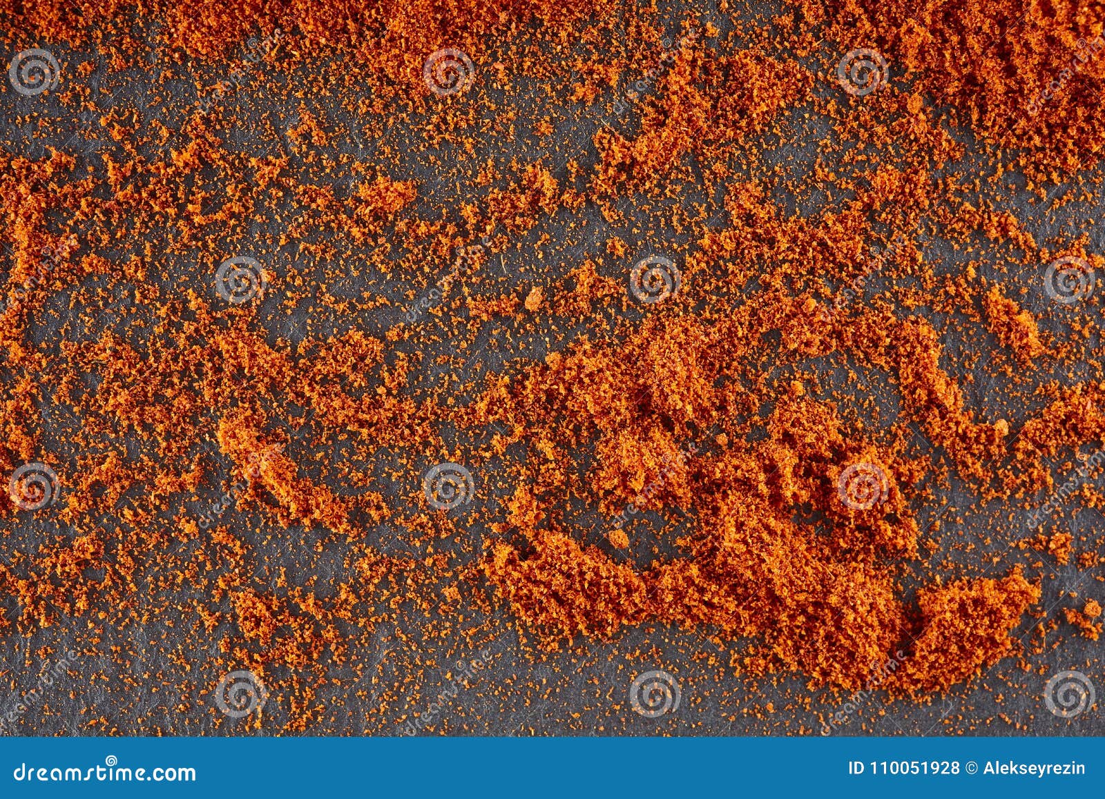 Texture Background. Red Chilli Pepper Powder. Top View Stock Photo ...