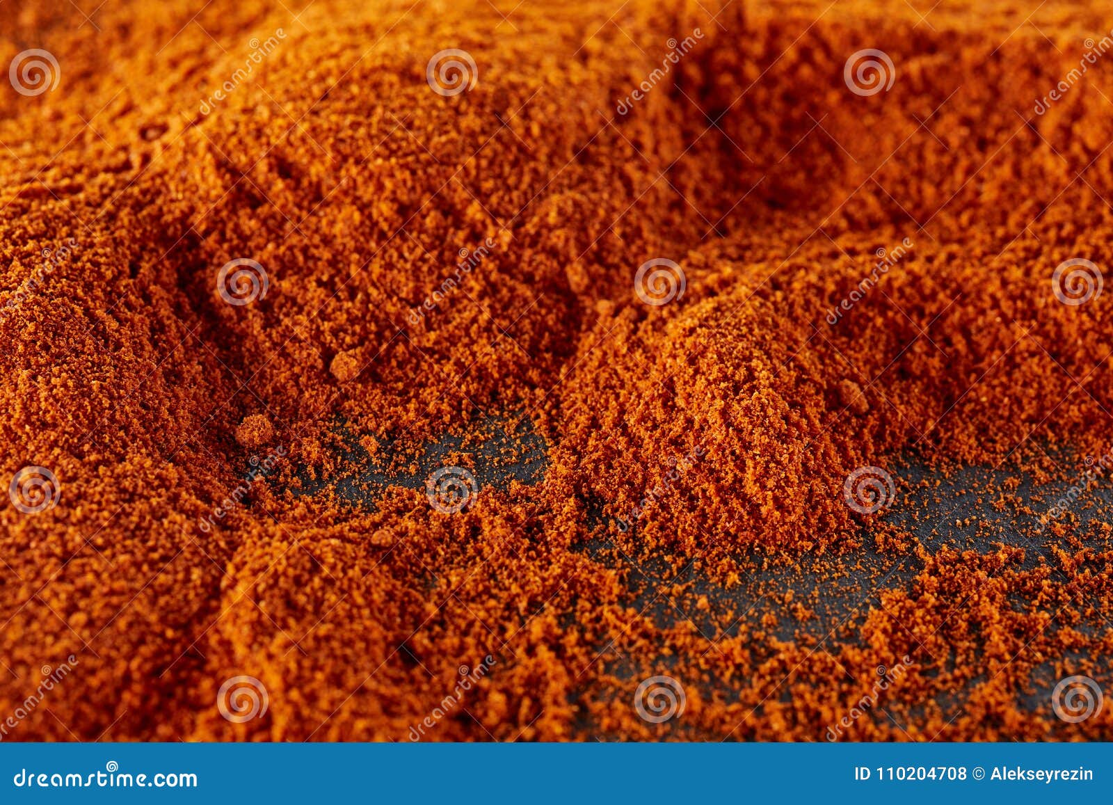 Texture Background. Red Chilli Pepper Powder. Top View Stock Photo ...