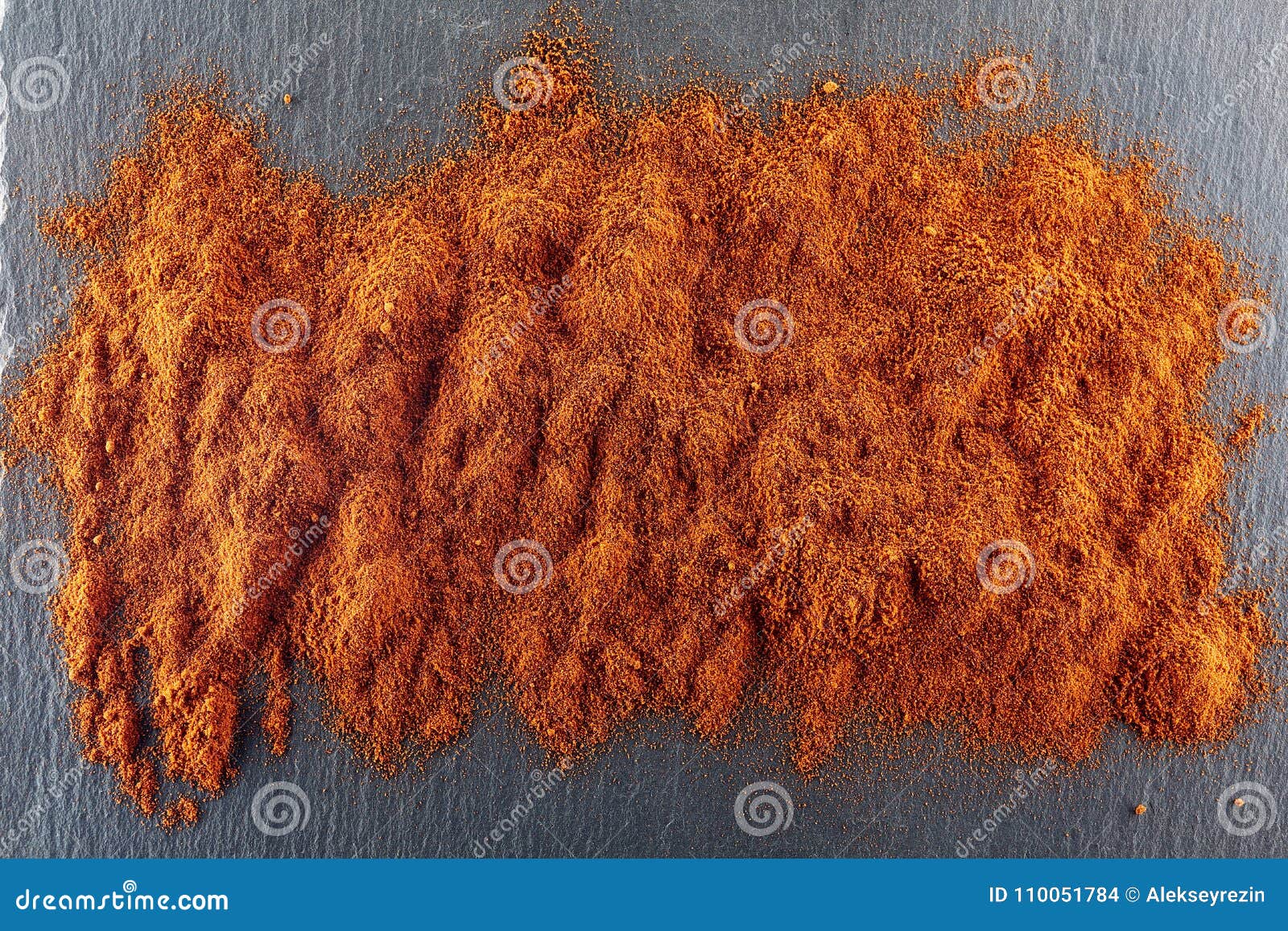 Texture Background. Red Chilli Pepper Powder. Top View Stock Photo ...