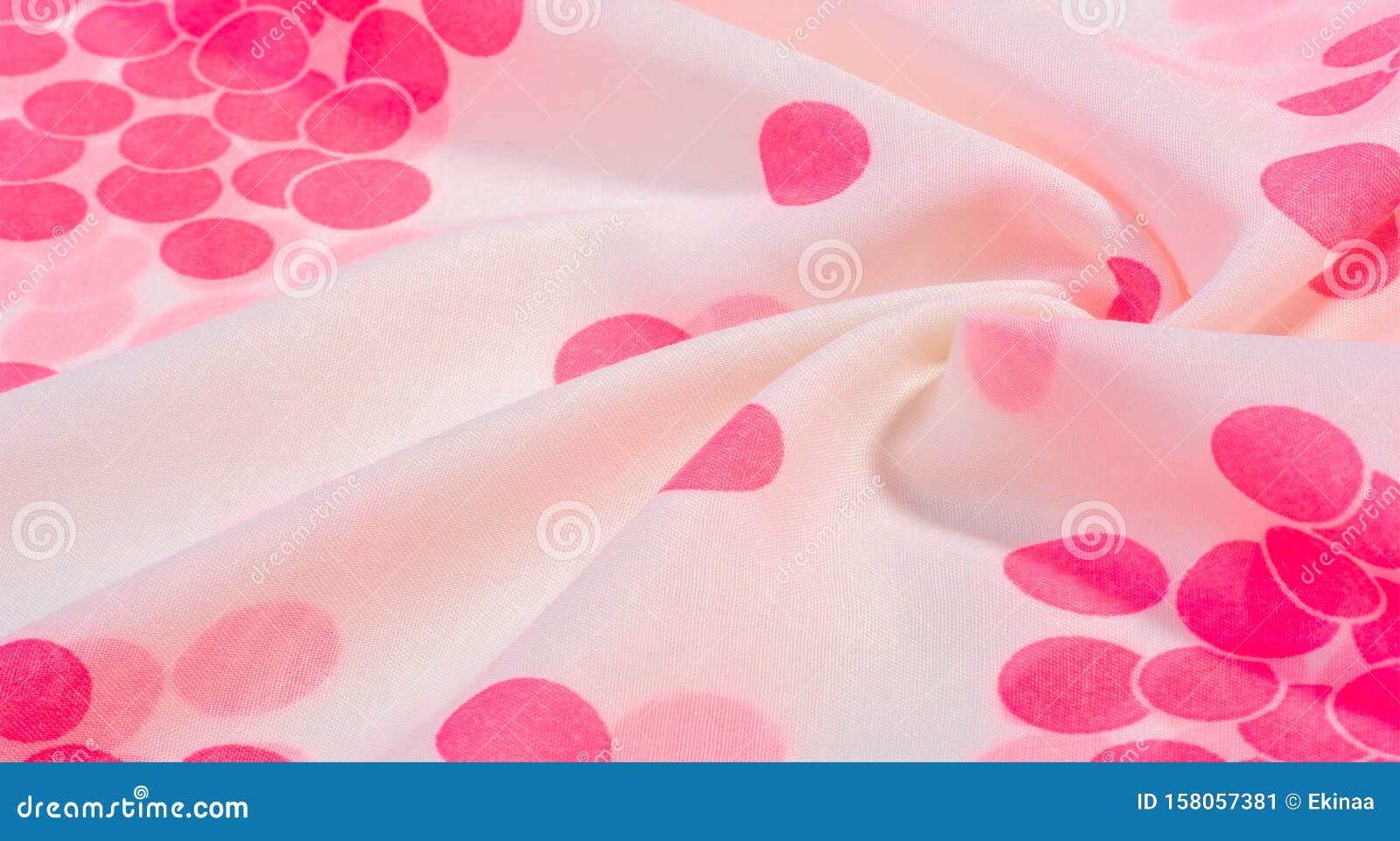 Texture Background, Red Polka Dot Patterned Silk Fabric Create Fun ...