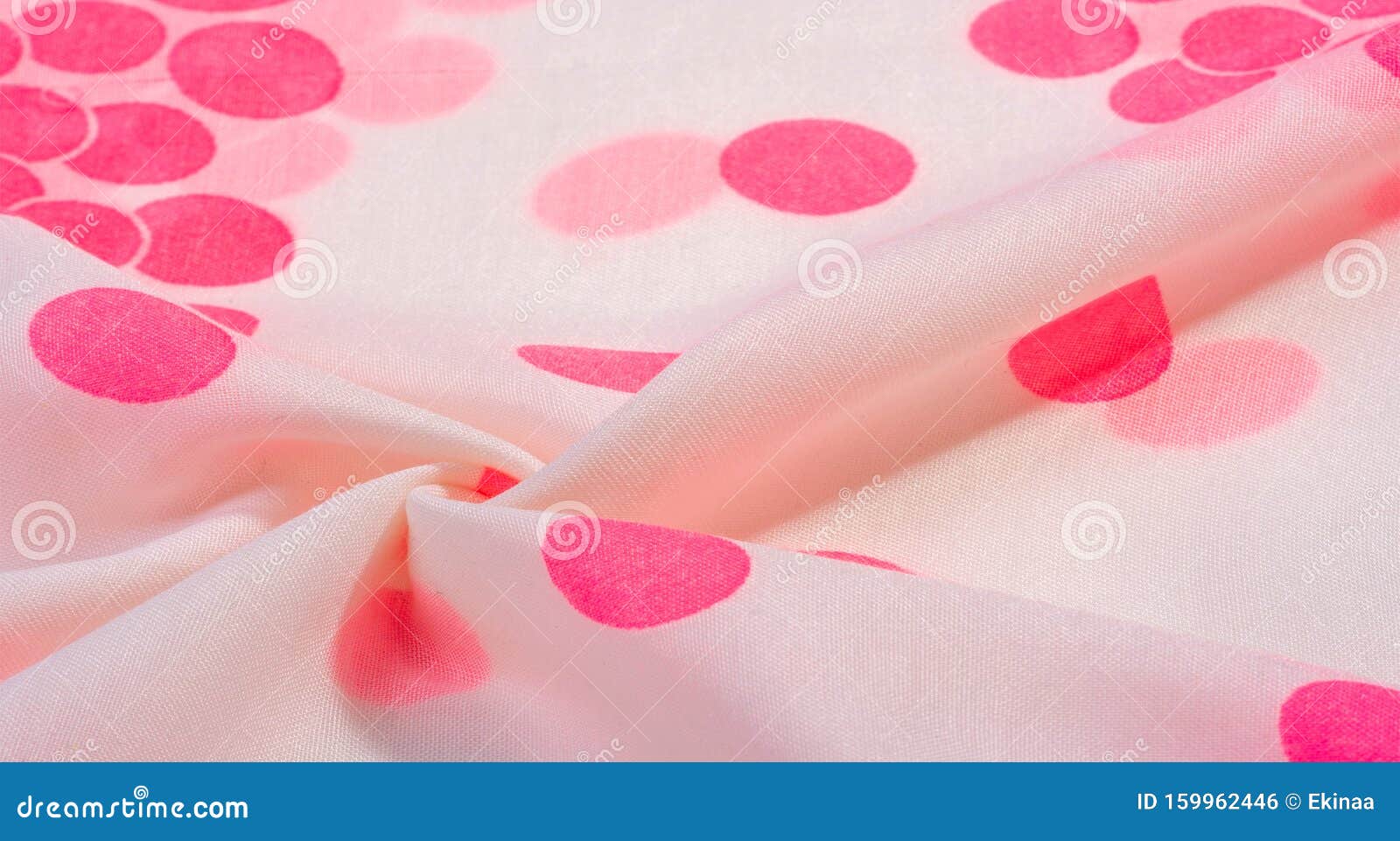 Texture Background, Red Polka Dot Patterned Silk Fabric Create Fun ...