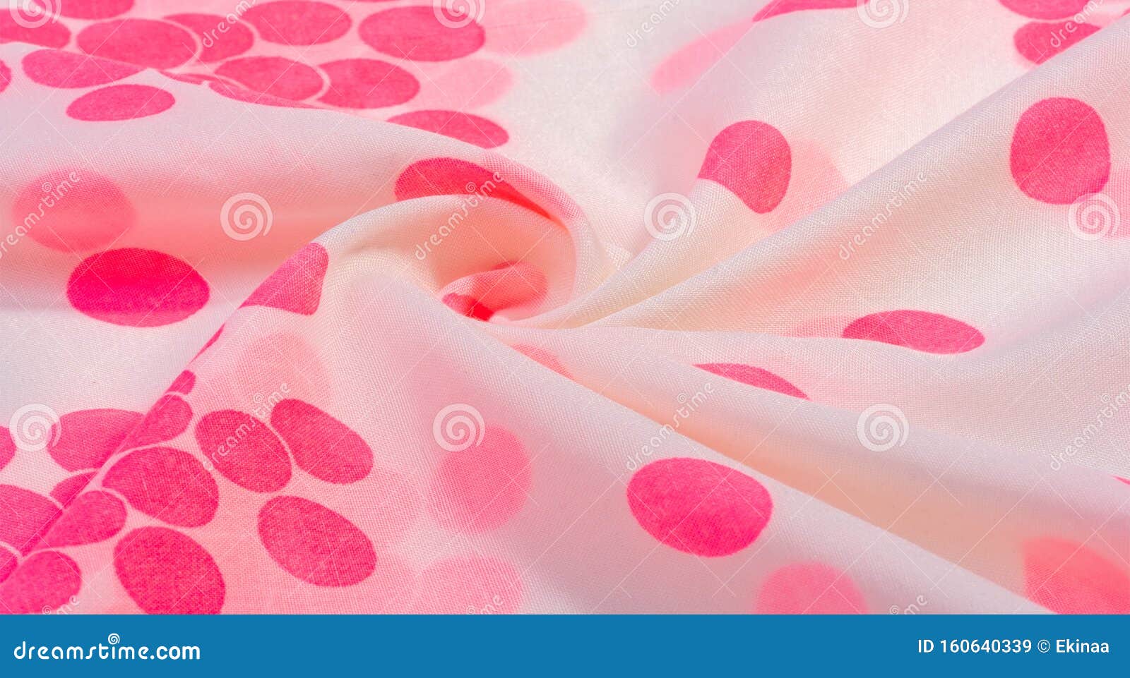 Texture Background, Red Polka Dot Patterned Silk Fabric Create Fun ...