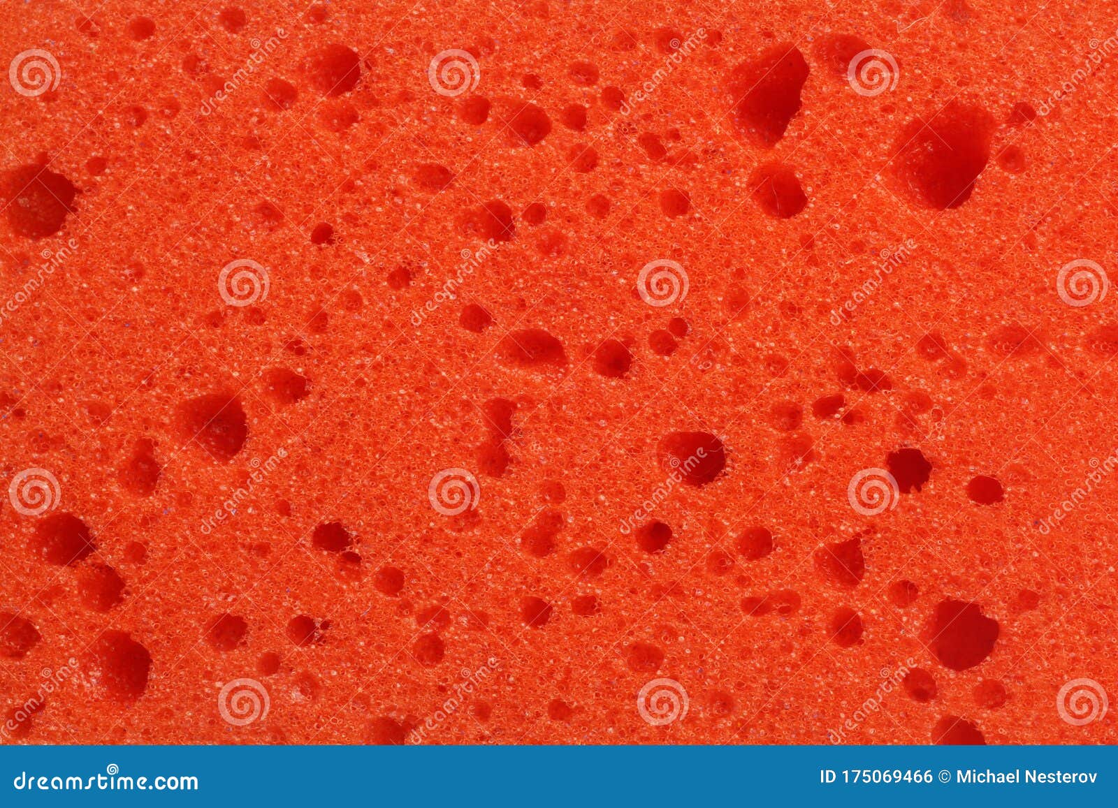 Texture, Background of a Red Sponge for Washing Dishes or Showering ...