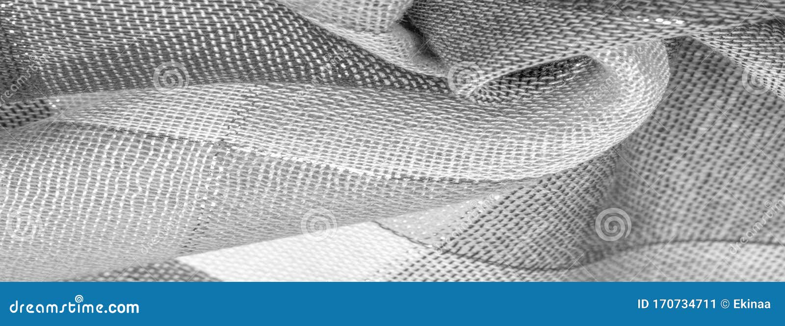 Texture, Background, Silk Scarf Feminine Black and White with a Metal ...