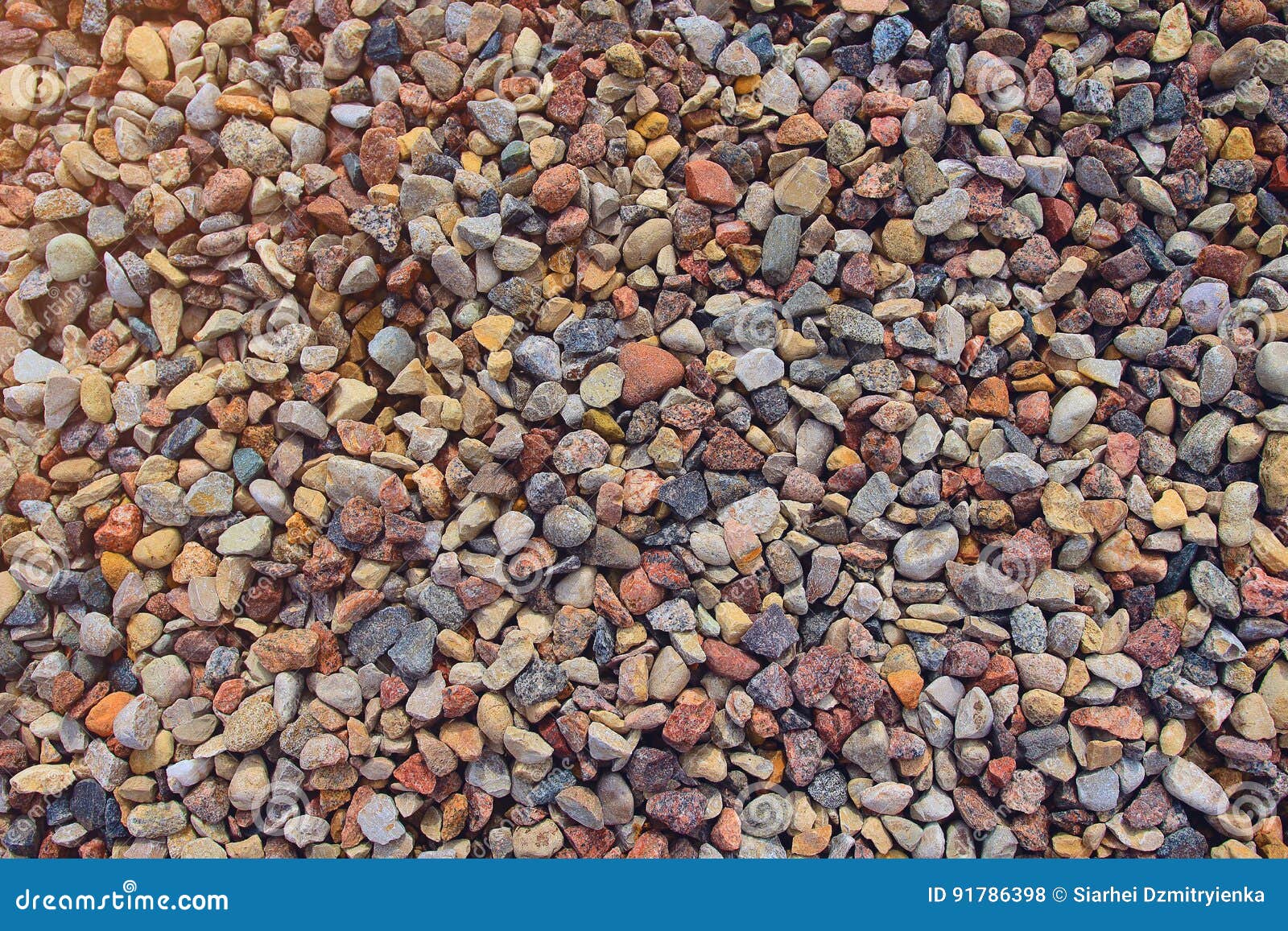 Texture and Background of Small Colored Pebbles on the Beach. Stock ...