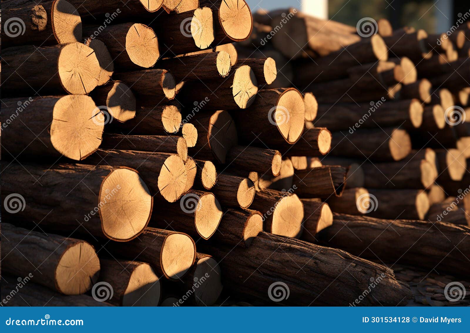 Texture Background, Stacked Wood for the Fireplace, Depth of Field Used ...