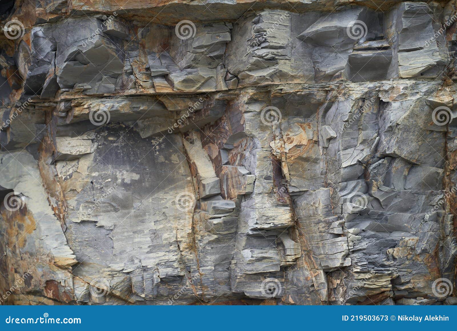 The Texture and Background of the Stones. Rock Texture on the Sea Coast ...