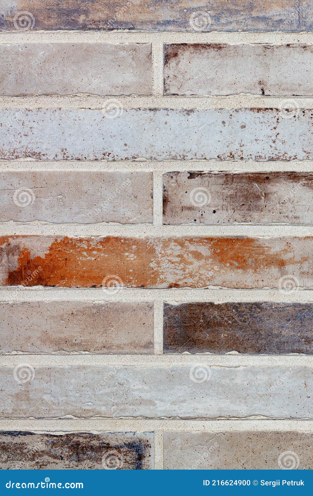 Wall Texture Made of Old Long Bricks with Even Symmetrical Cement ...