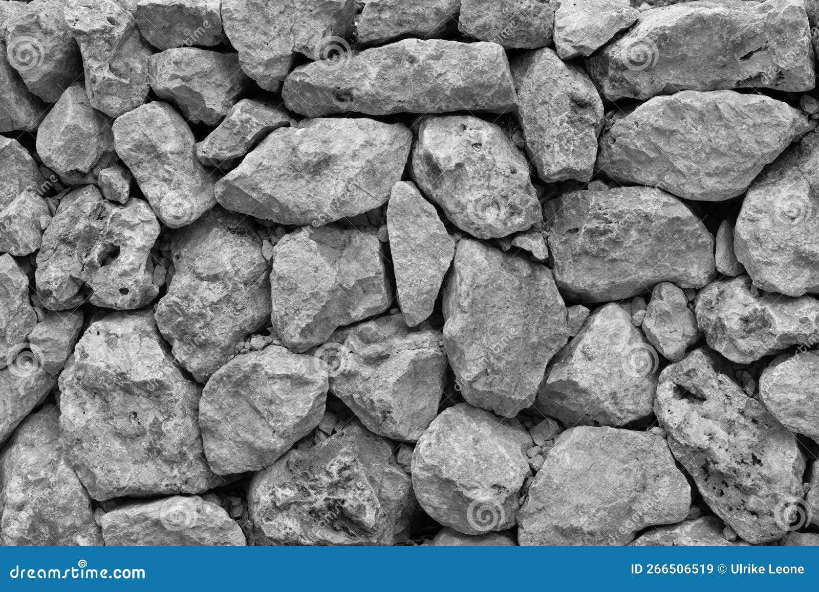 Texture and Background of a Wall of Roughly Hewn Stones. the Image is ...