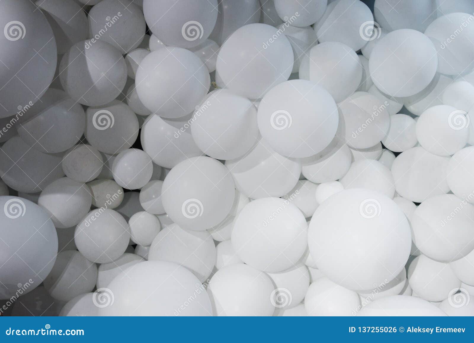 Texture on the Background, White Balls on the Whole Frame Stock Photo ...