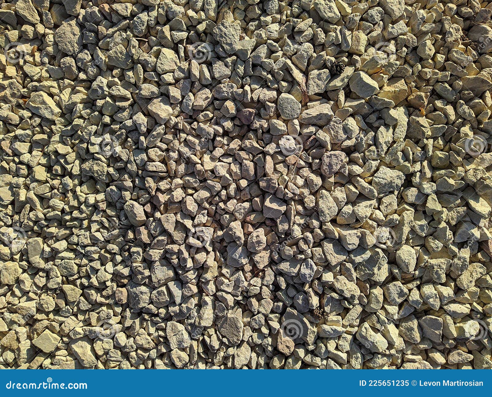 Texture and Background of White Rubble in the Daytime. Stock Image ...