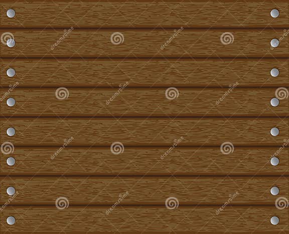 Texture, Background, Wood with Nails in EPS Stock Illustration ...