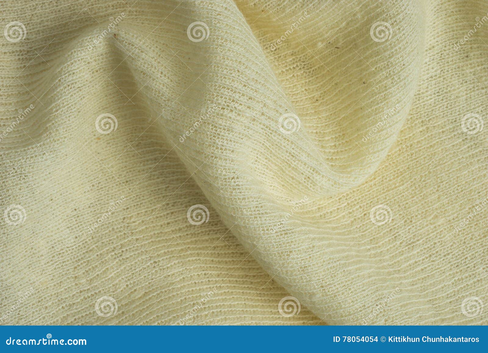 Texture and Background of Yellow Cotton and Kapok Fabric. Stock Photo ...