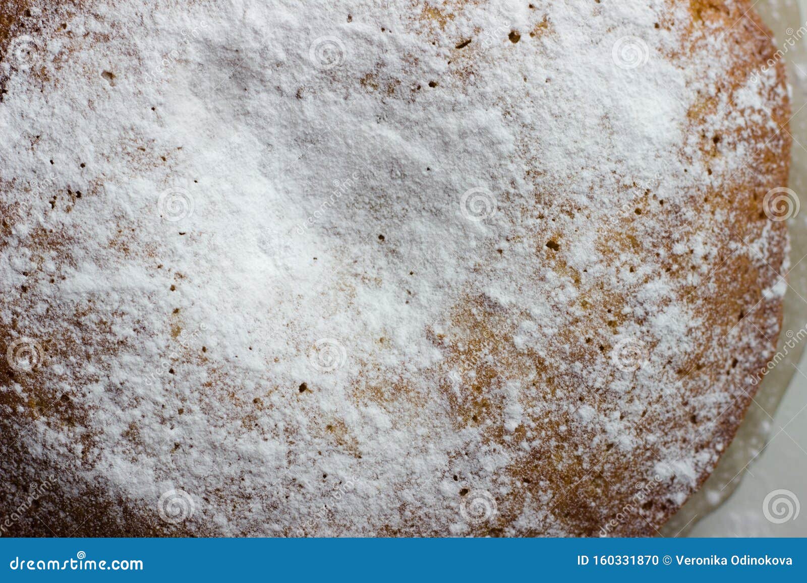 The Texture of Baking with Icing Sugar. Stock Photo - Image of female ...