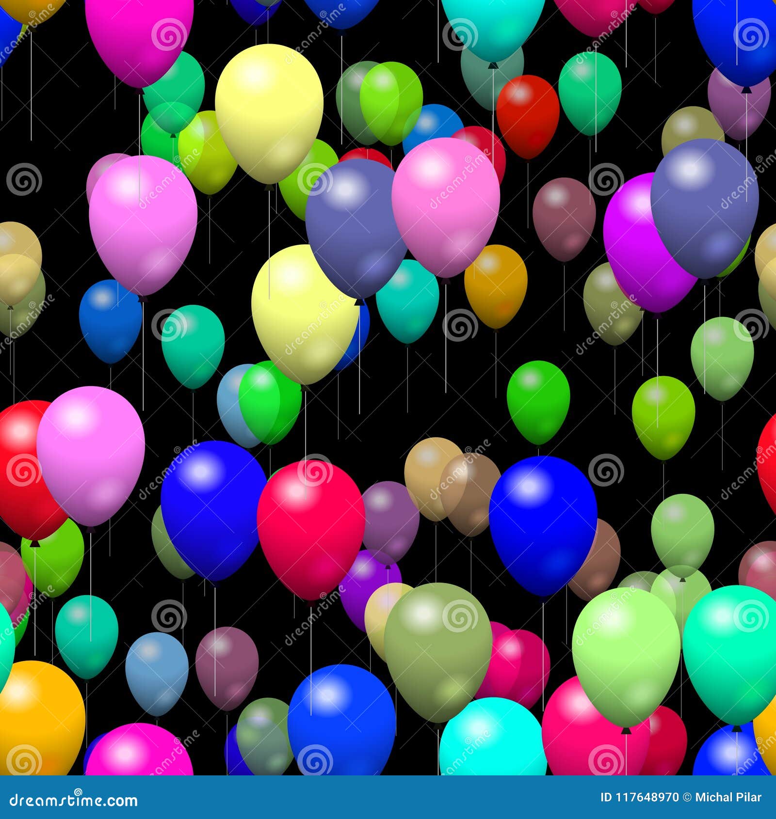 Texture balloon on black stock illustration. Illustration of element ...