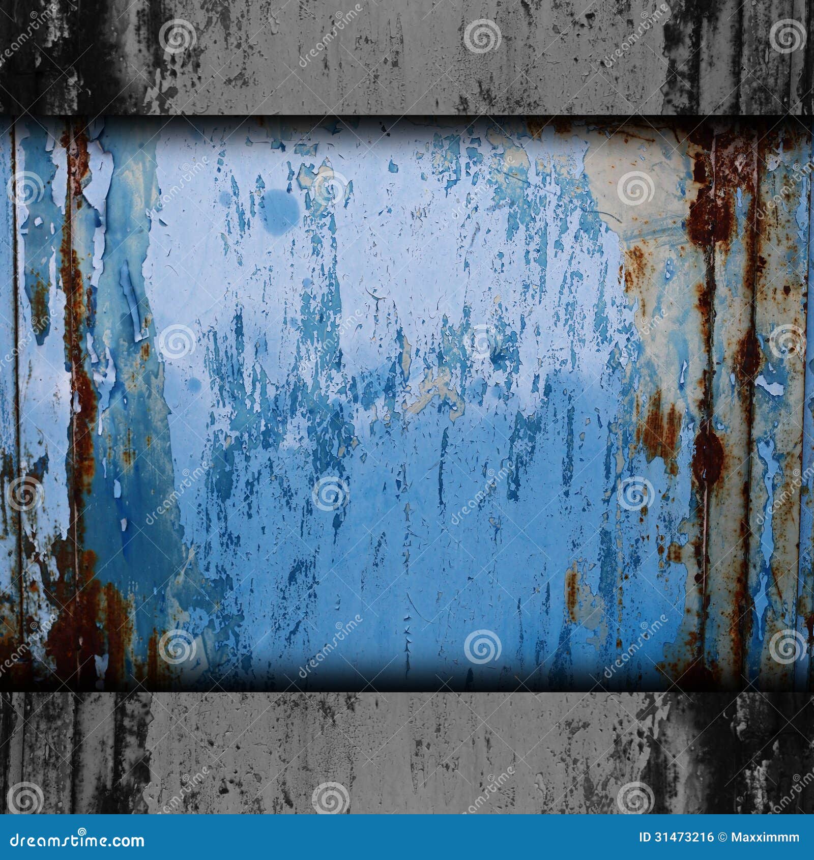 Texture Band Blue Background Metal Rust Rusty Stock Photo - Image of ...