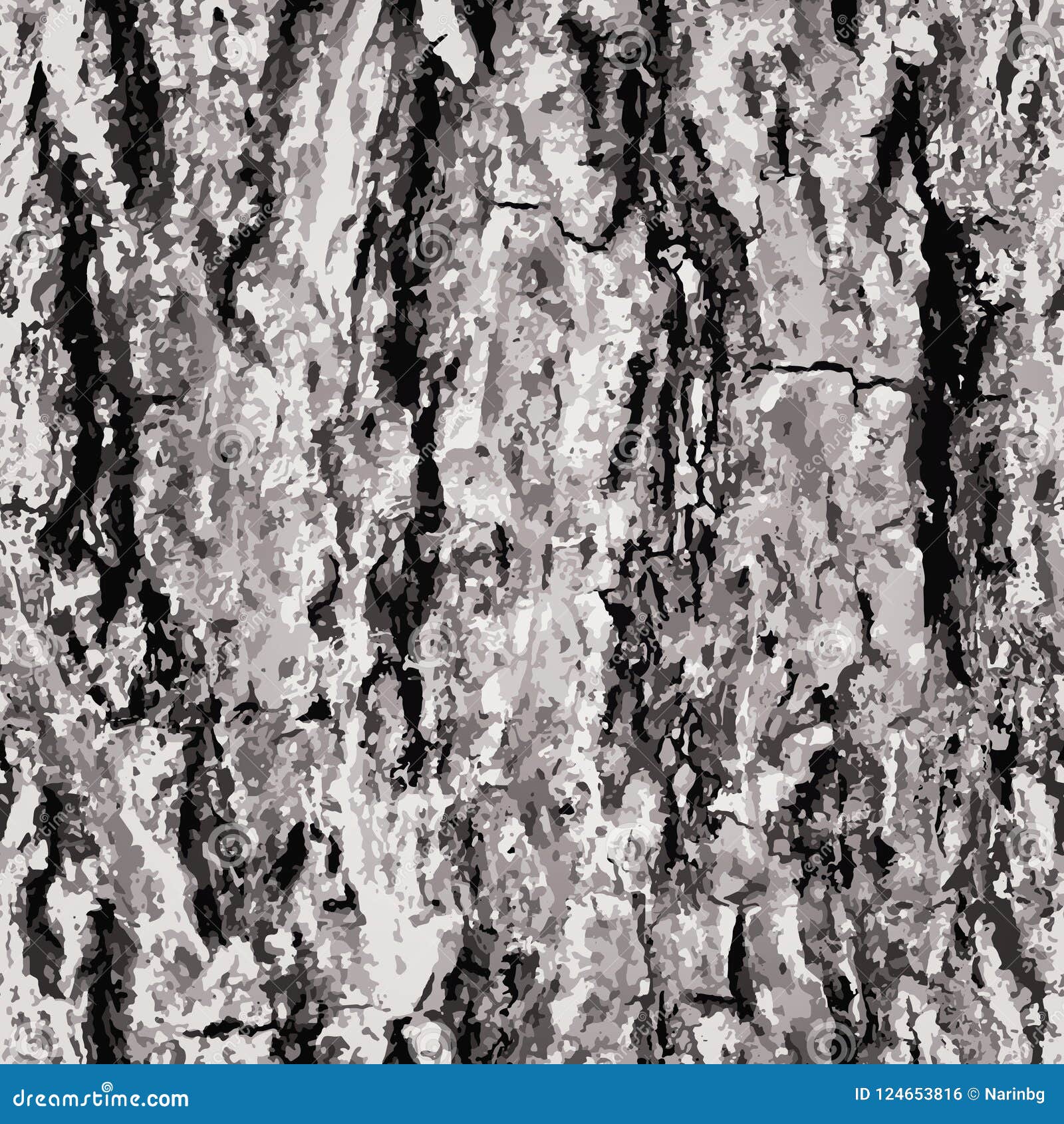 Texture Bark Shape with Seamless Background. Stock Vector ...