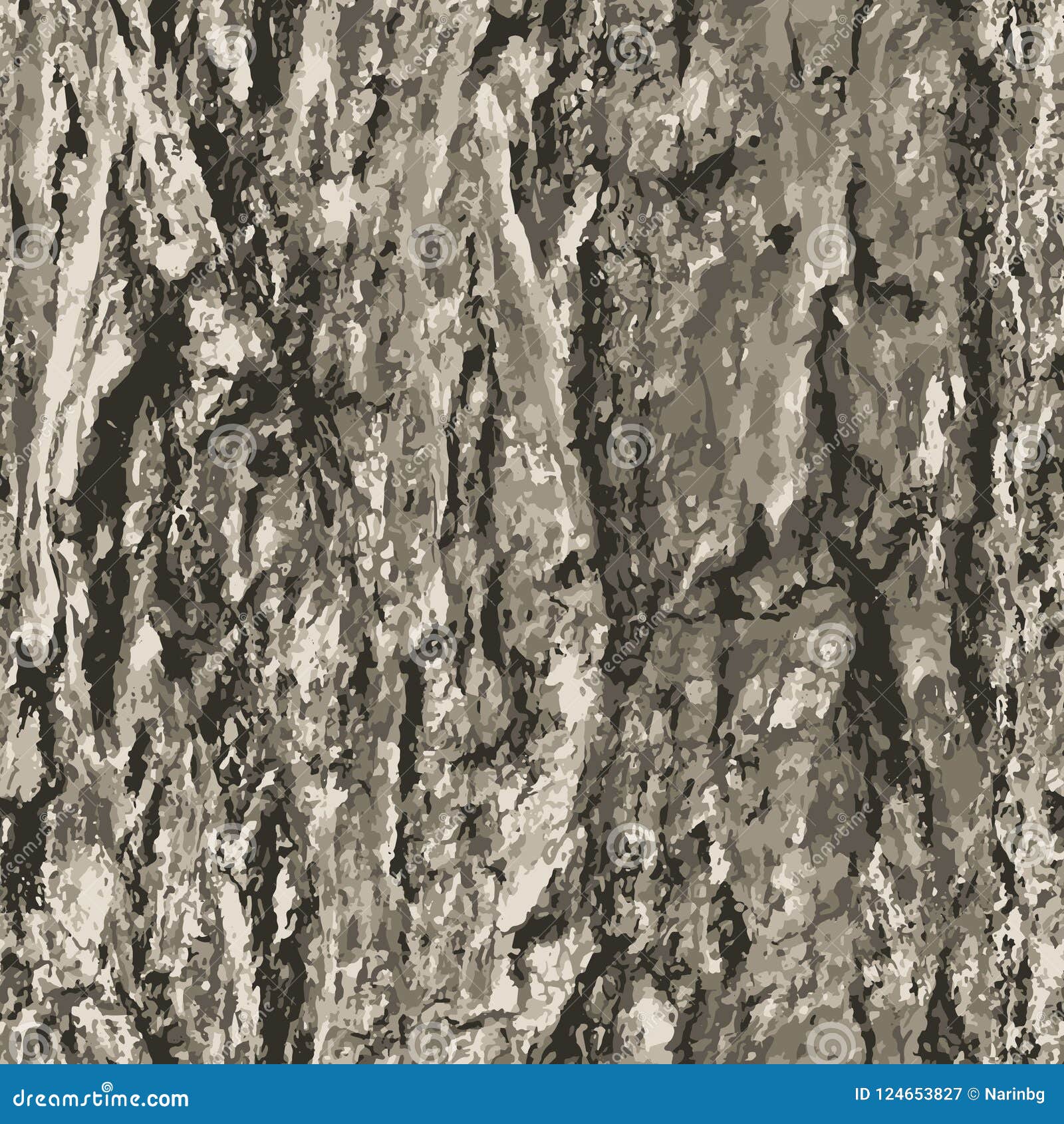 Texture Bark Shape with Seamless Background. Stock Vector ...