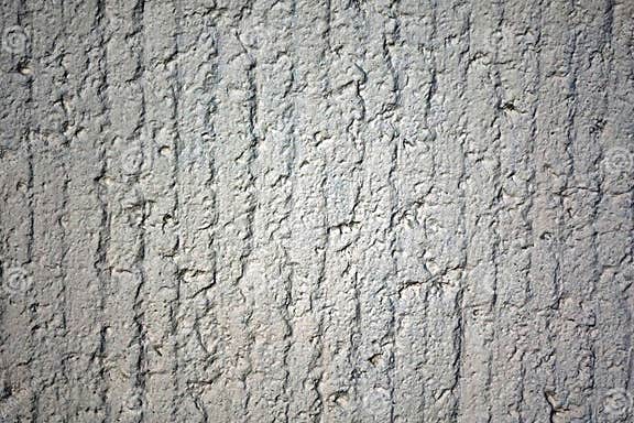 Texture of Base Layer Gray Plaster. Stripes and Groove Stock Photo ...