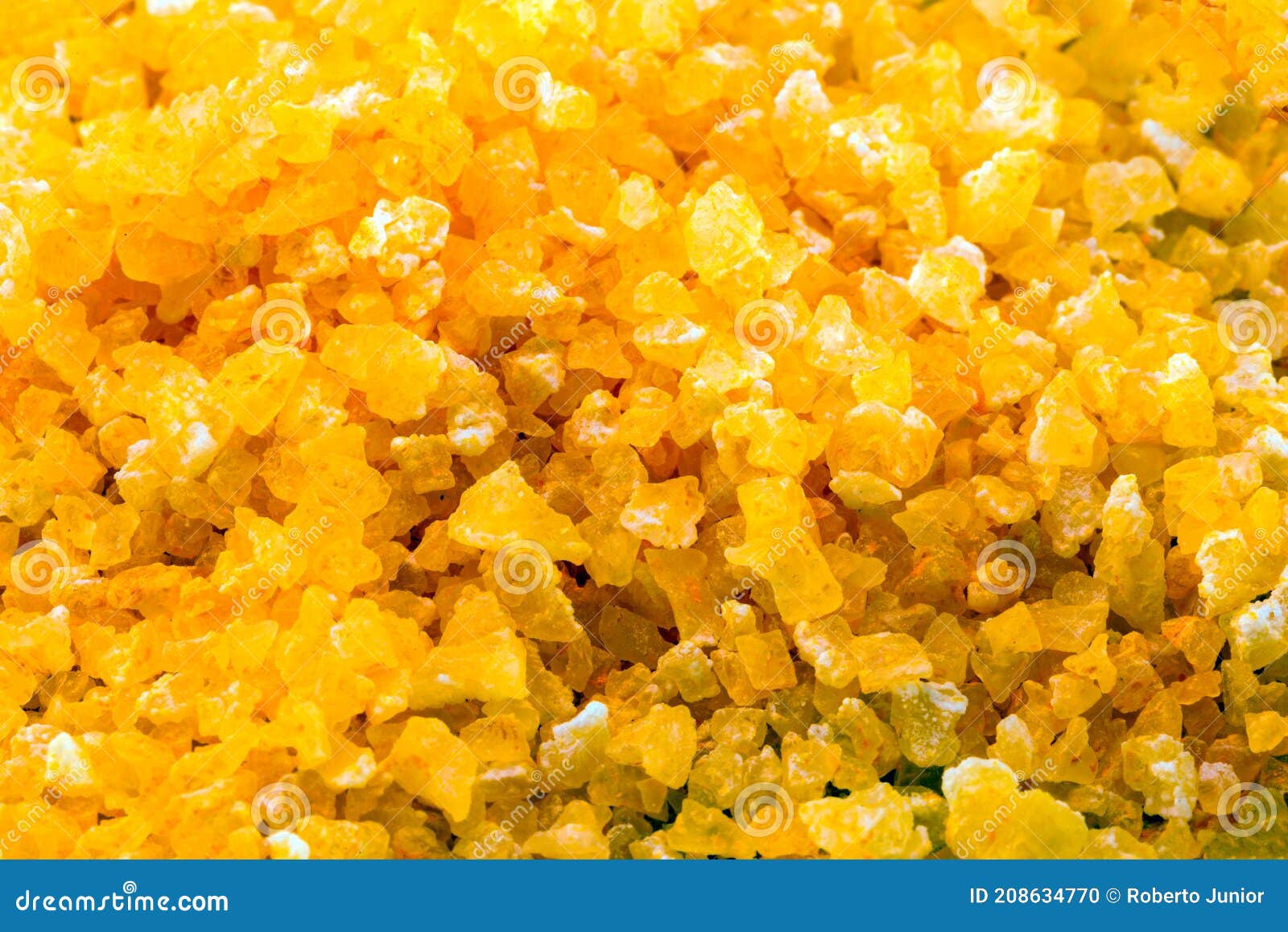 Texture of Bath Salts Flavored for Baths. Color Dark Yellow Stock Photo ...
