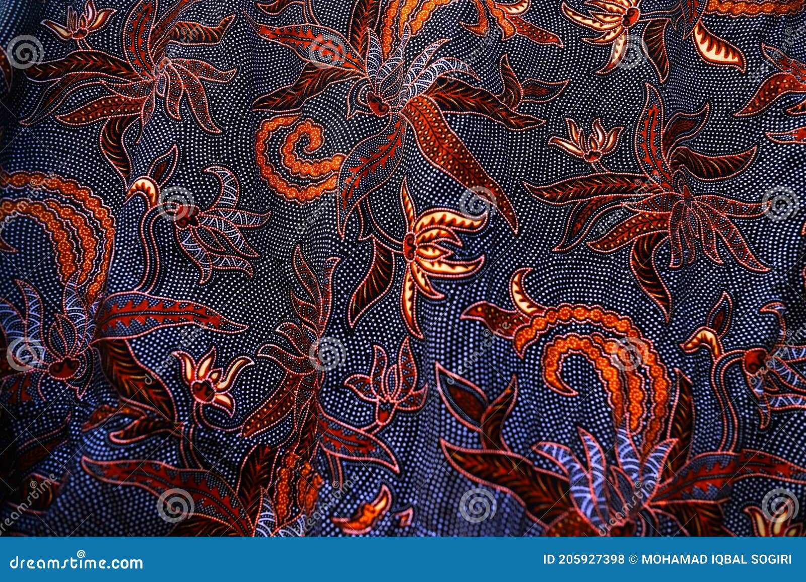 The Texture of a Batik stock photo. Image of pattern - 205927398