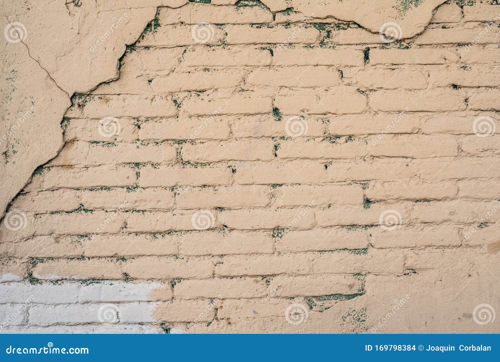 Texture of Battered, Dirty and Old Brick Wall and Floor of Various ...