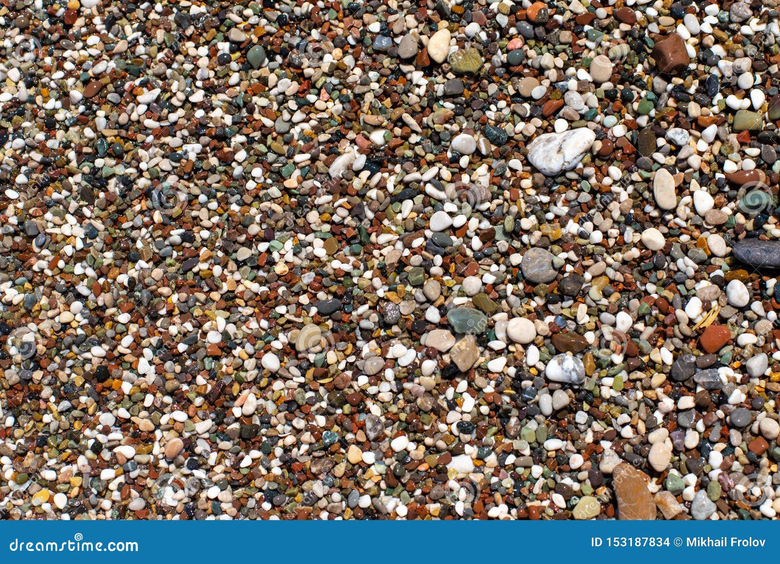 The Texture of the Beach with Coarse Sand. the Texture of the Pebble ...