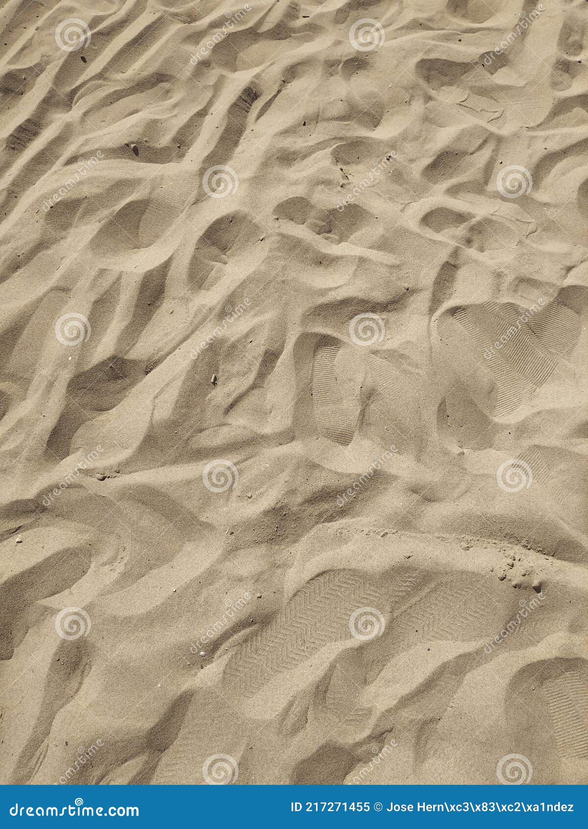 Texture of the Beach Sand Full of Footsteps Stock Image - Image of ...