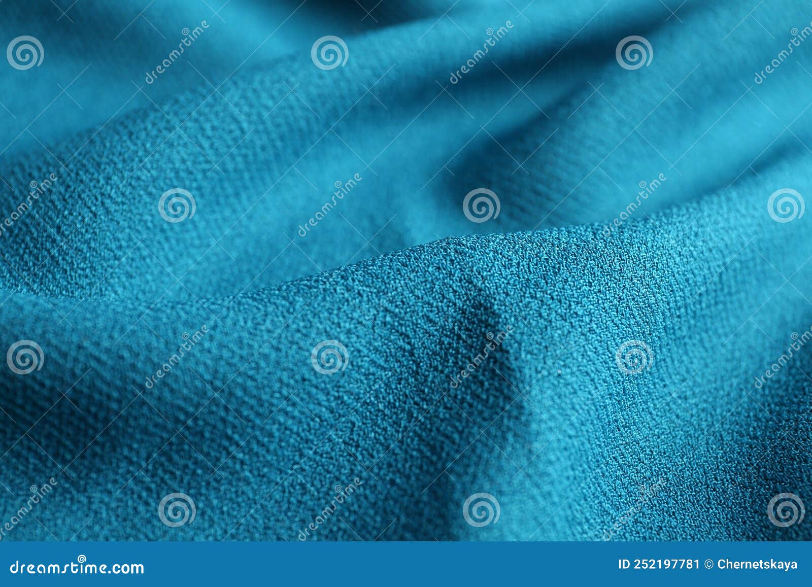 Texture of Beautiful Blue Fabric As Background, Closeup Stock Image ...