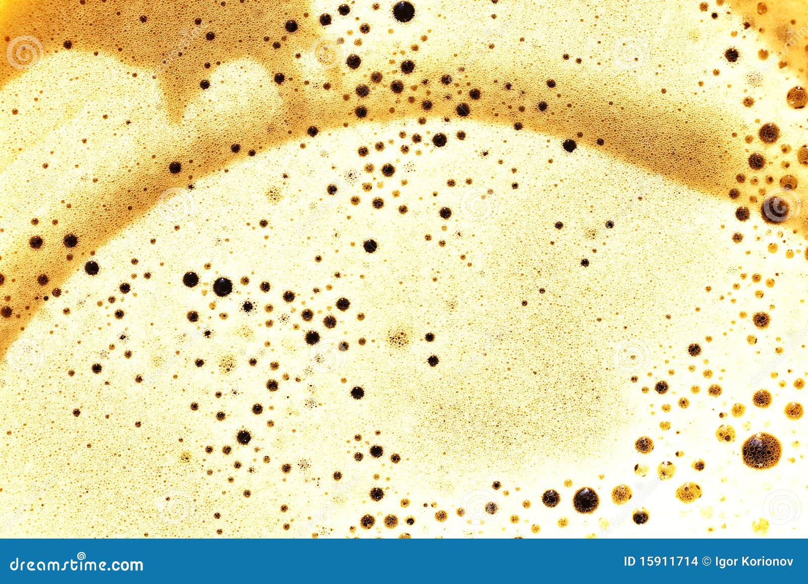 Texture of Beige Coffee Foam Stock Photo - Image of closeup, yellow ...