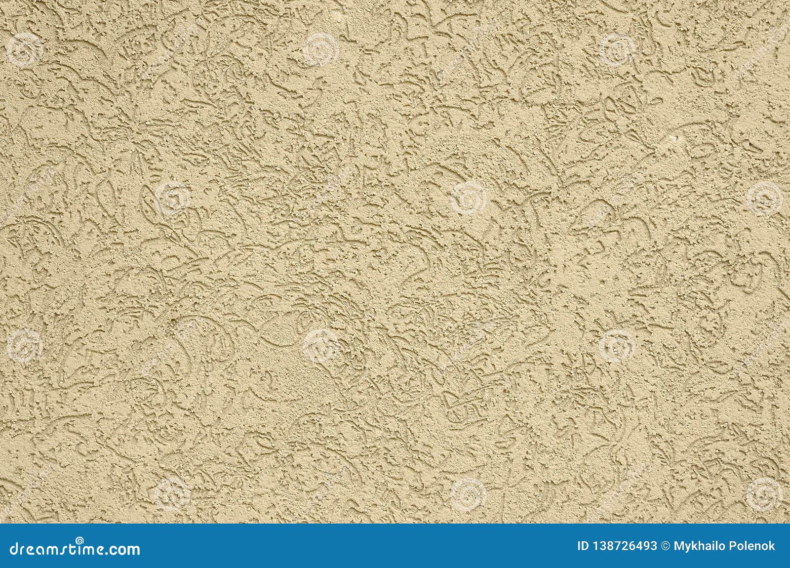 The Texture of the Beige Decorative Plaster in Bark Beetle Style Stock ...