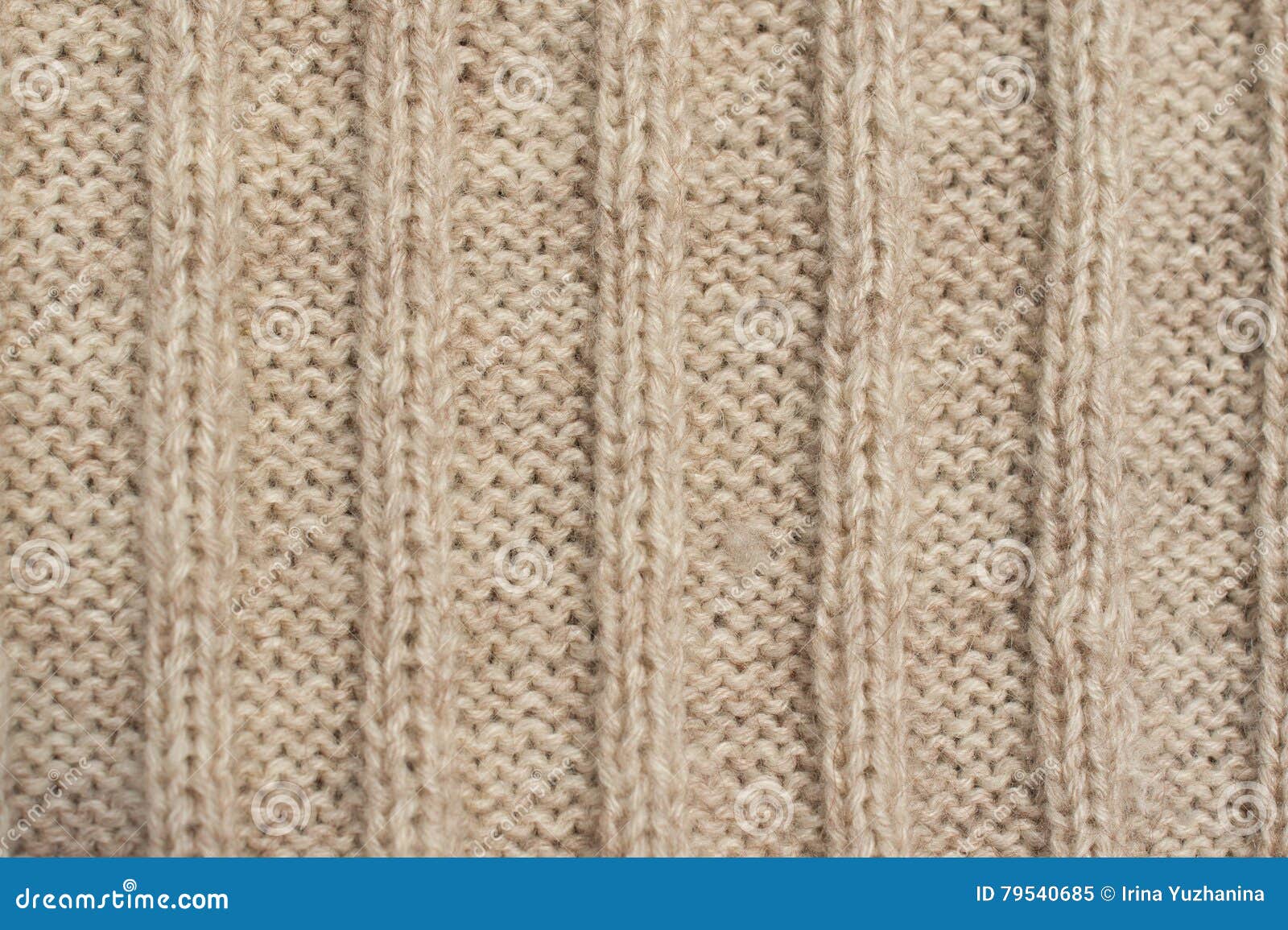 Texture of Beige Knitted Wool Sweater with Ornament Stock Image - Image ...