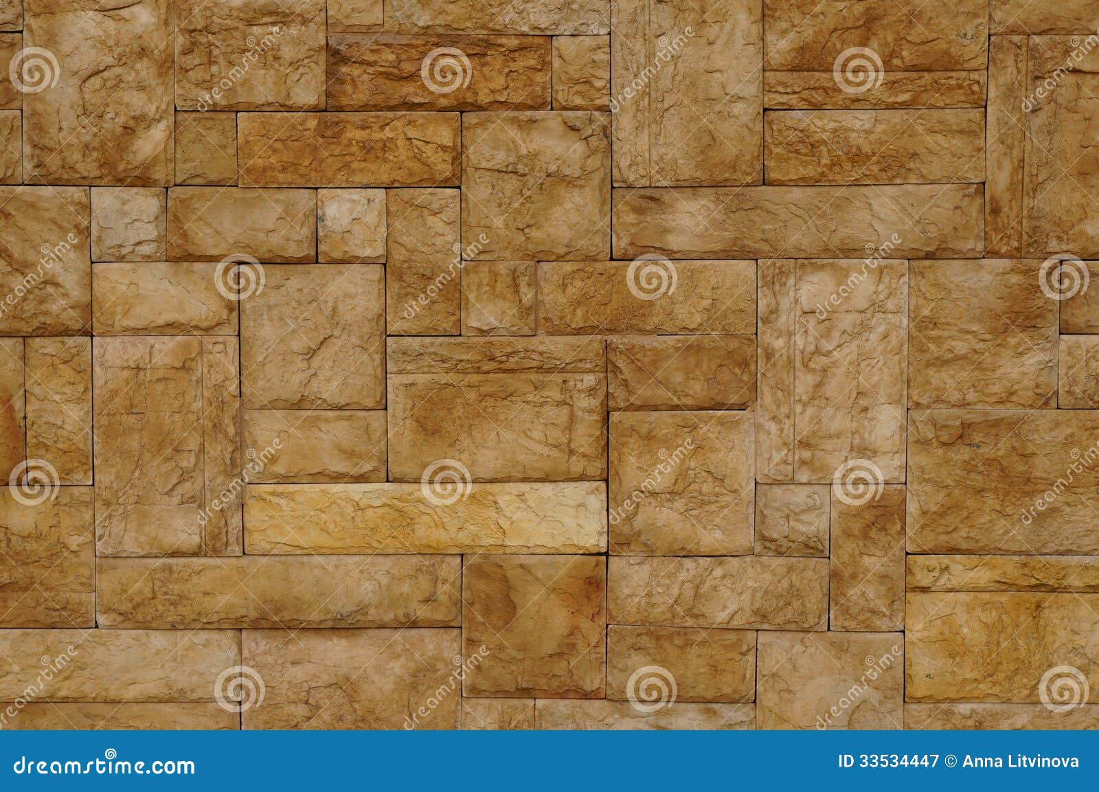 Texture of Beige Stone Wall Stock Image - Image of textured, yellow ...