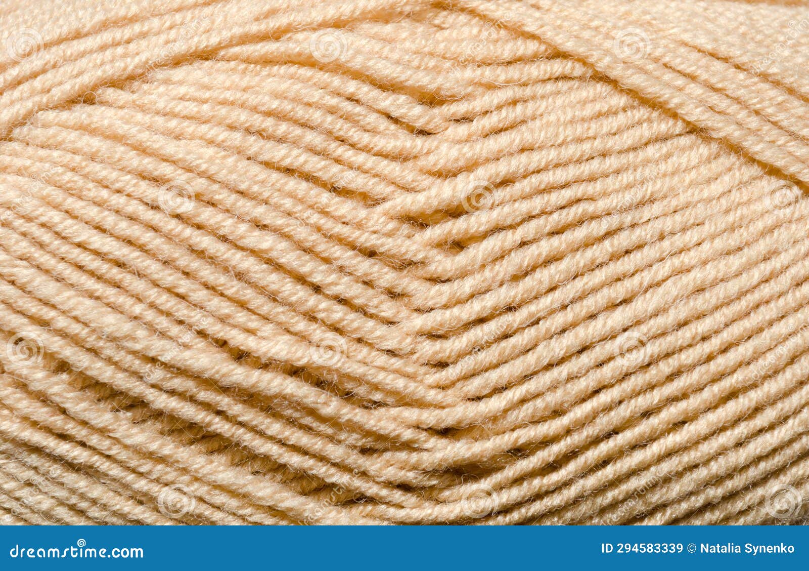 The Texture of Beige Wool Blend Yarn Stock Image - Image of texture ...