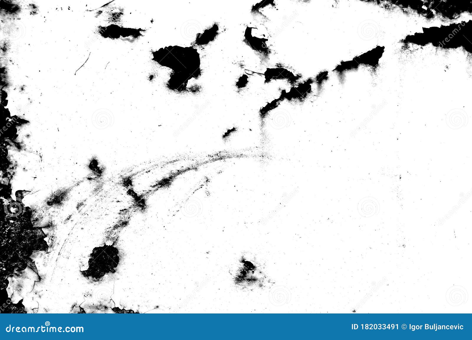 Monochrome Rusty Iron Metal Texture. Rusty Iron Metal Bitmap Texture ...