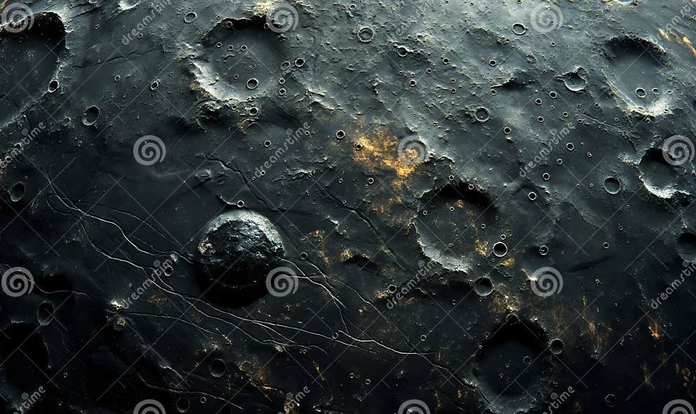 Texture Black Background in Planet Texture Style. Stock Image - Image ...