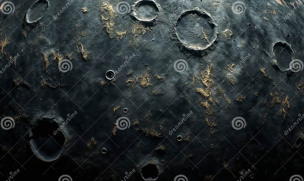 Texture Black Background in Planet Texture Style. Stock Image - Image ...