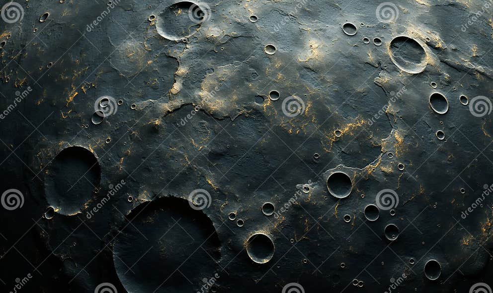 Texture Black Background in Planet Texture Style. Stock Image - Image ...