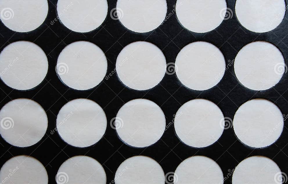 Texture Black Background with White Circles Stock Photo - Image of ...