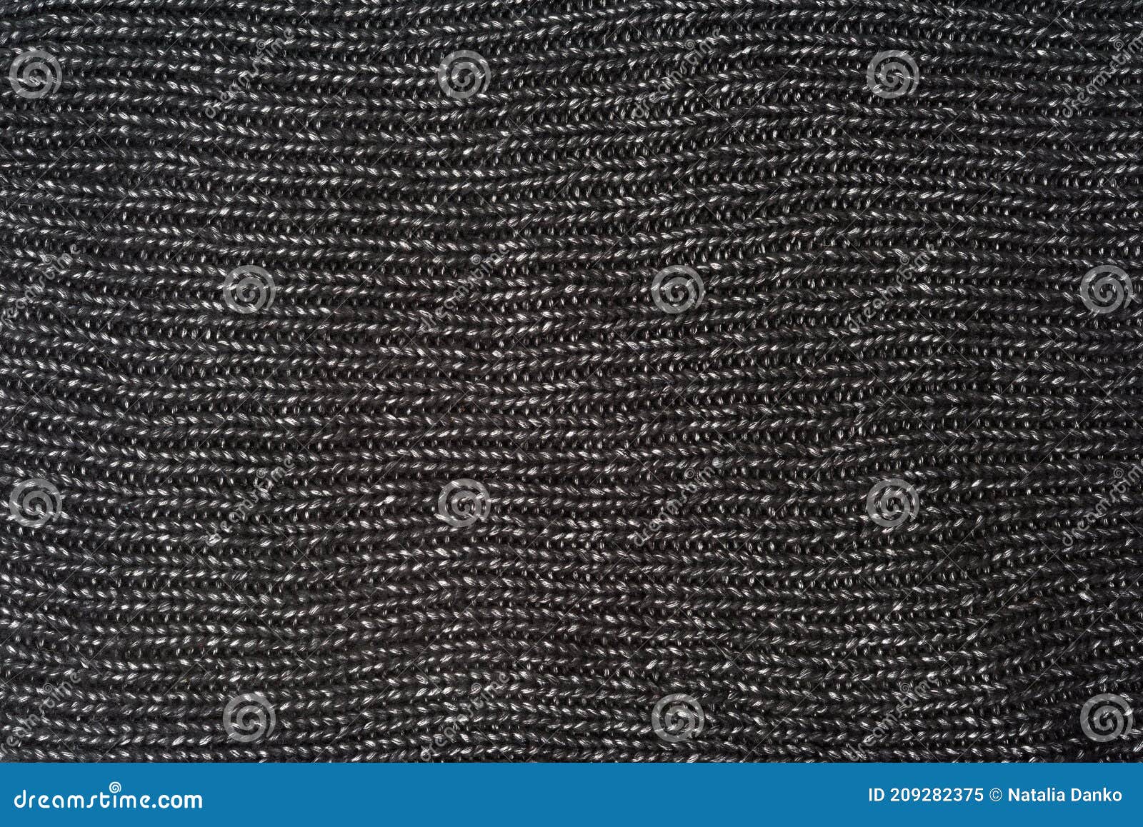 Texture of Black Knitted Woolen Cloth Stock Image - Image of fabric ...