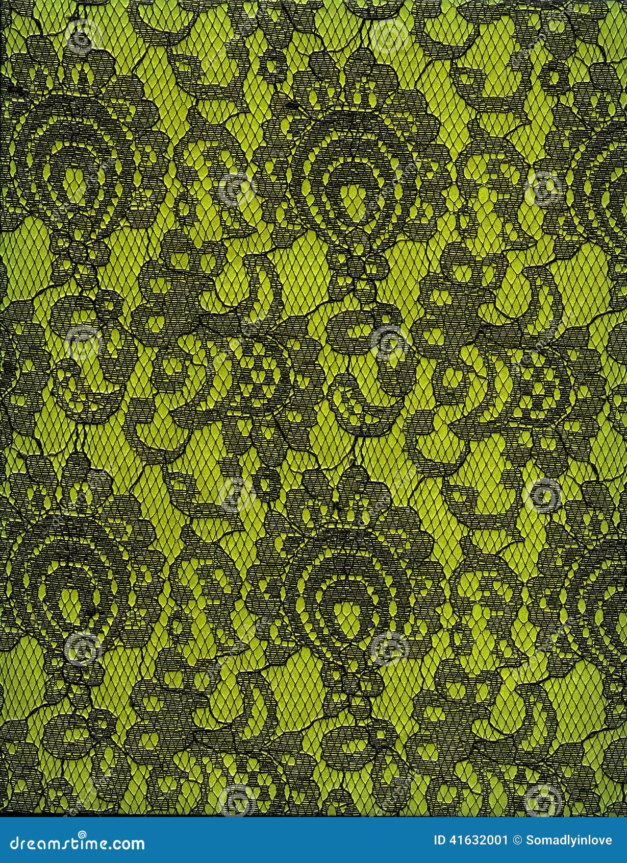 Texture Black Lace Pattern Green Background Stock Image - Image of ...