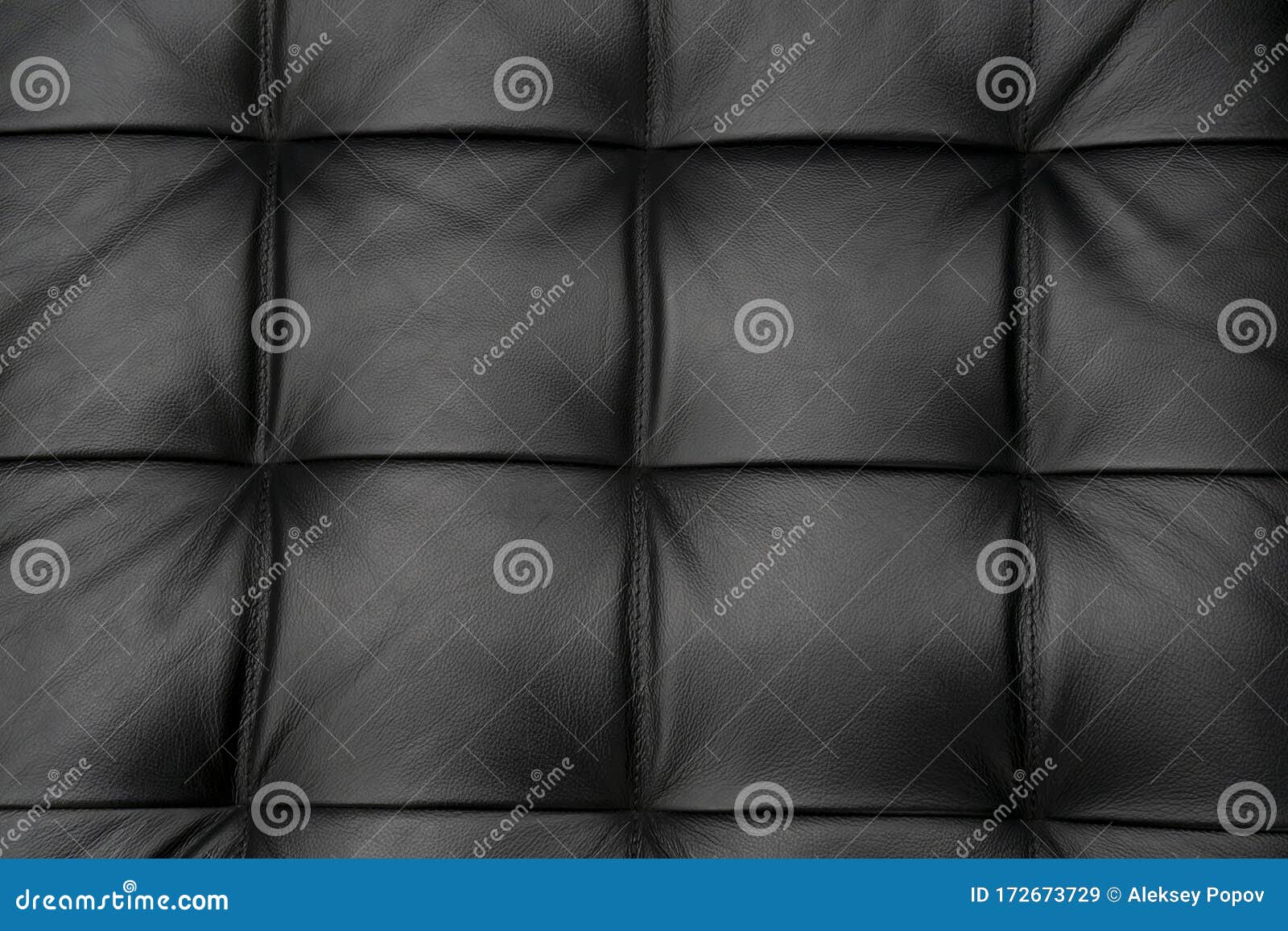 Texture Black Leather Sofa Upholstery Stock Image - Image of chair ...