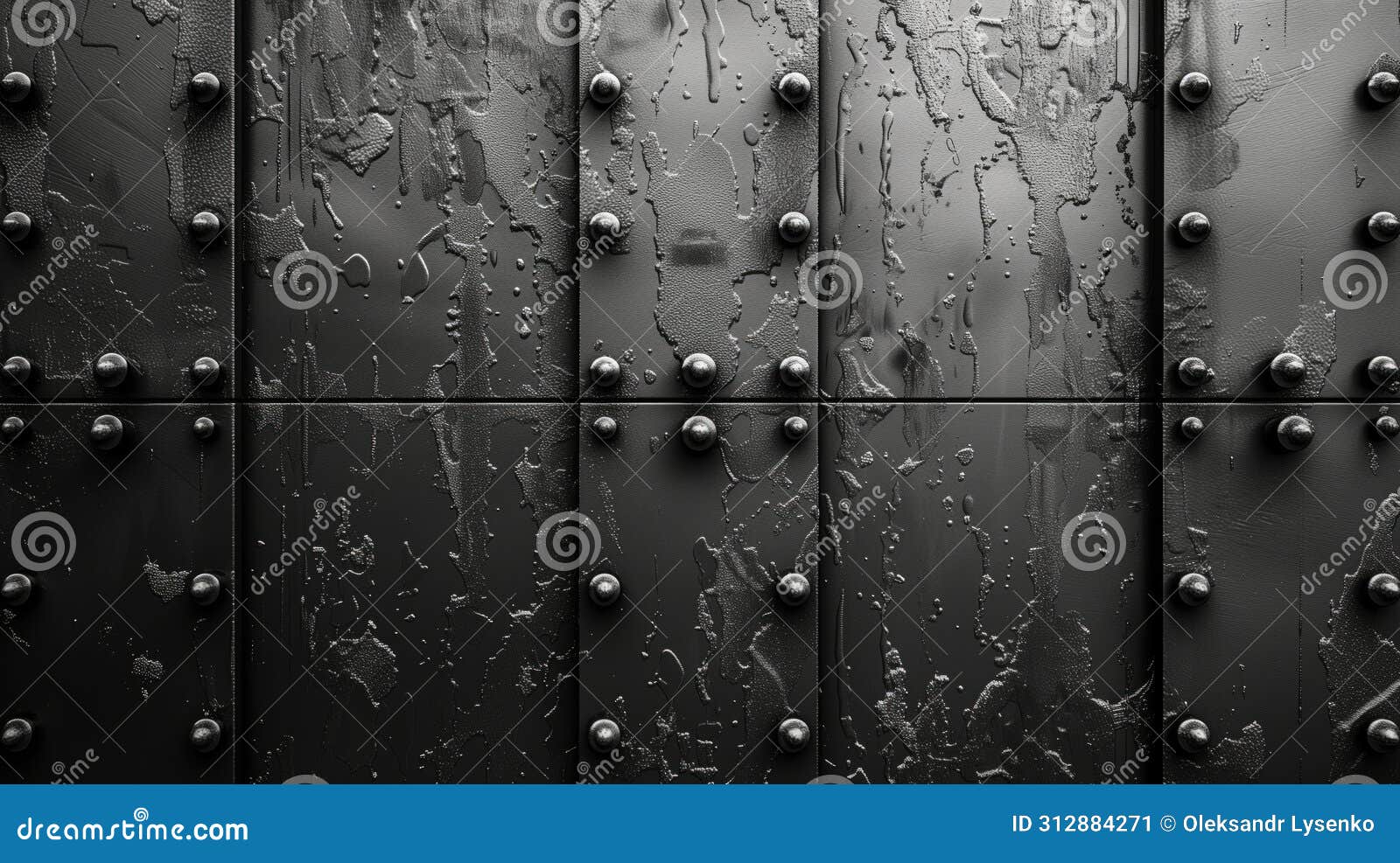 Texture of Black Metal Panels Stock Illustration - Illustration of ...