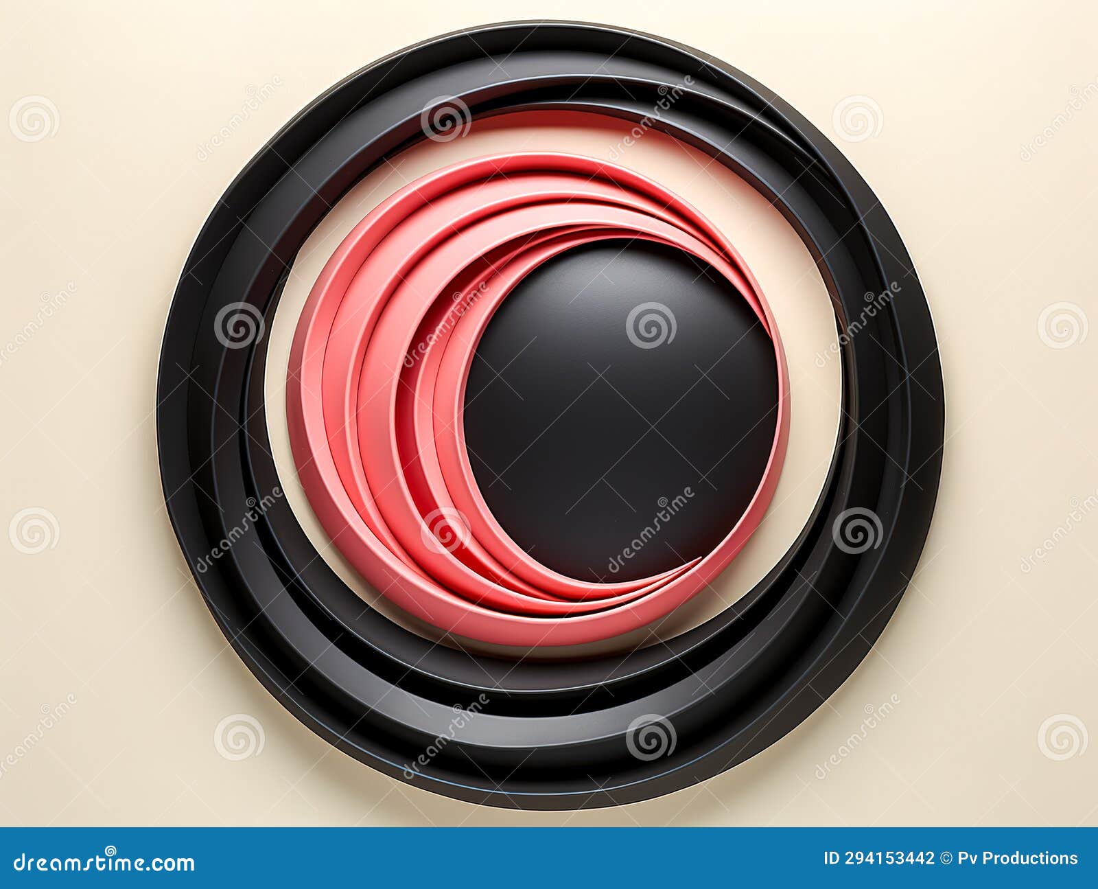 Texture Black and Pink Round Plate, Design for Frames, Palette Design ...