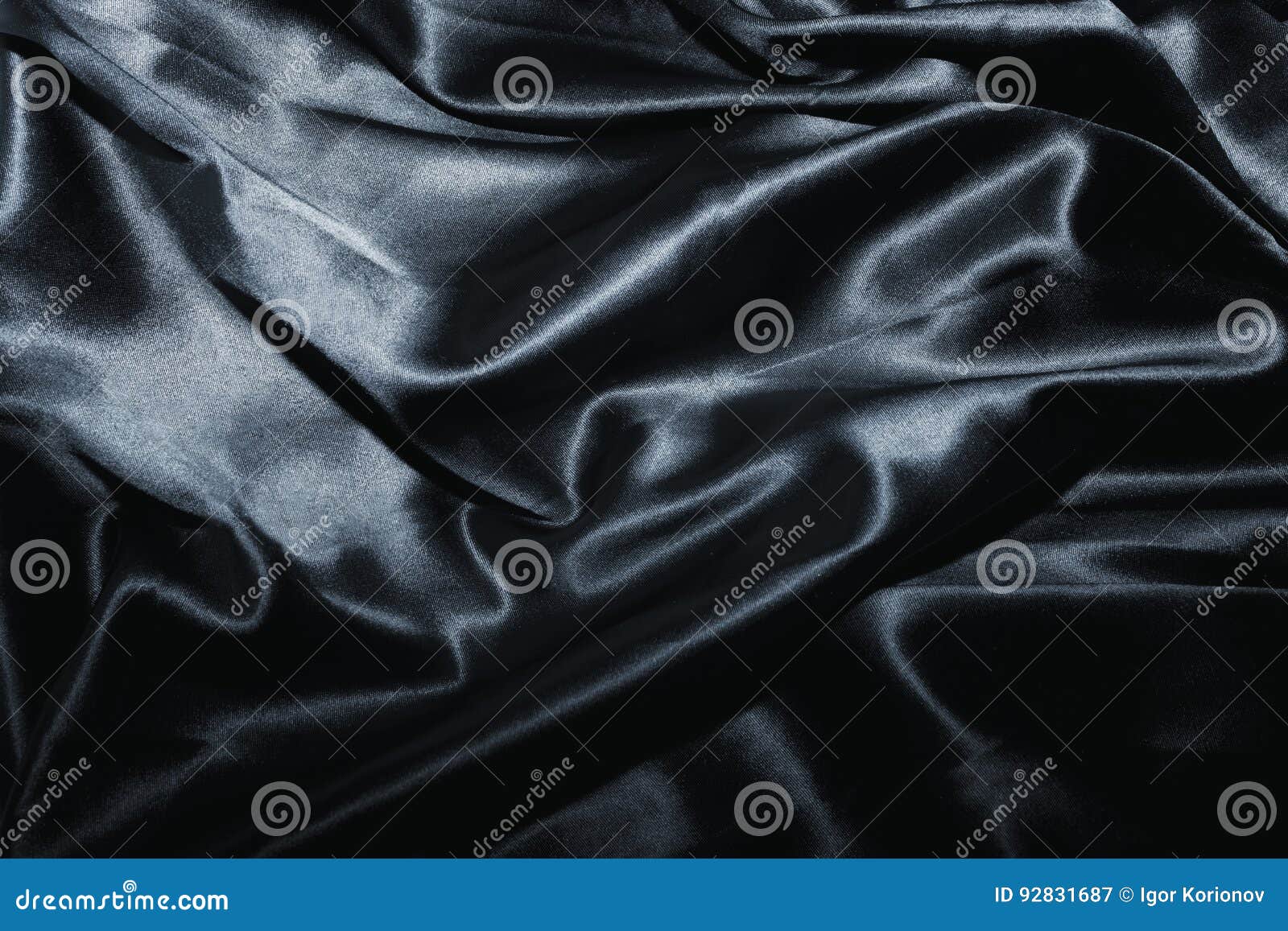 Texture of a black silk stock image. Image of sheet, linen - 92831687