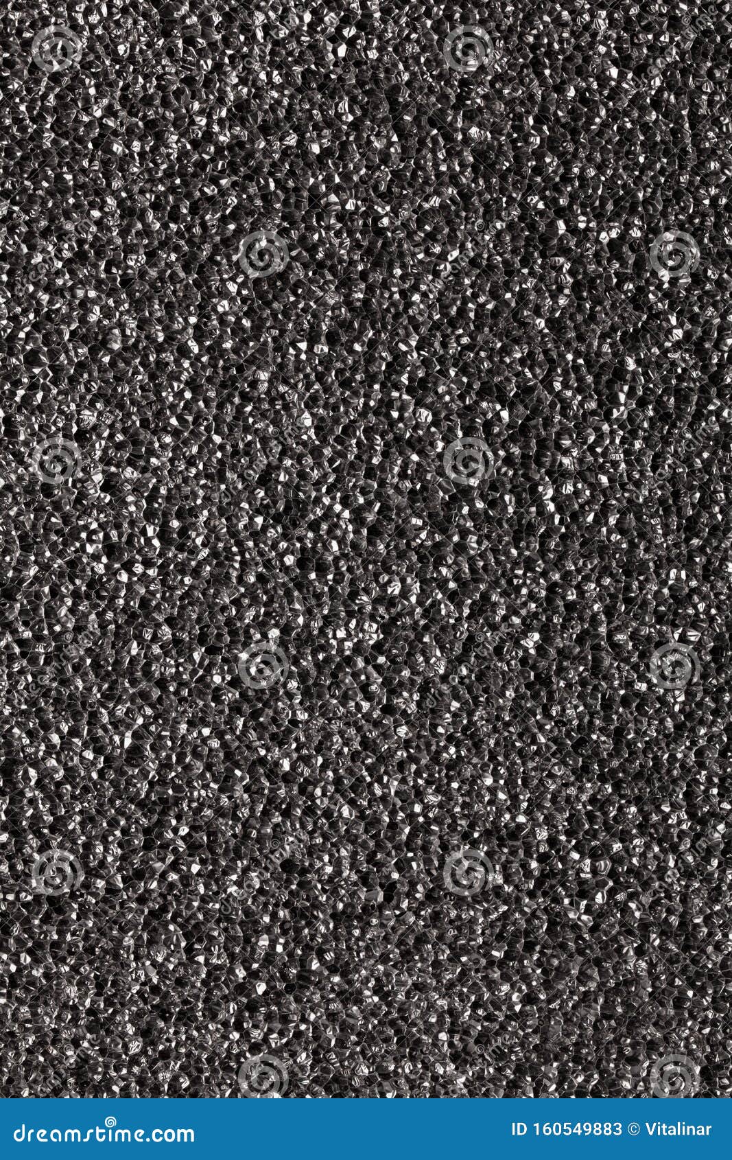 Texture of black sponge stock image. Image of granular - 160549883