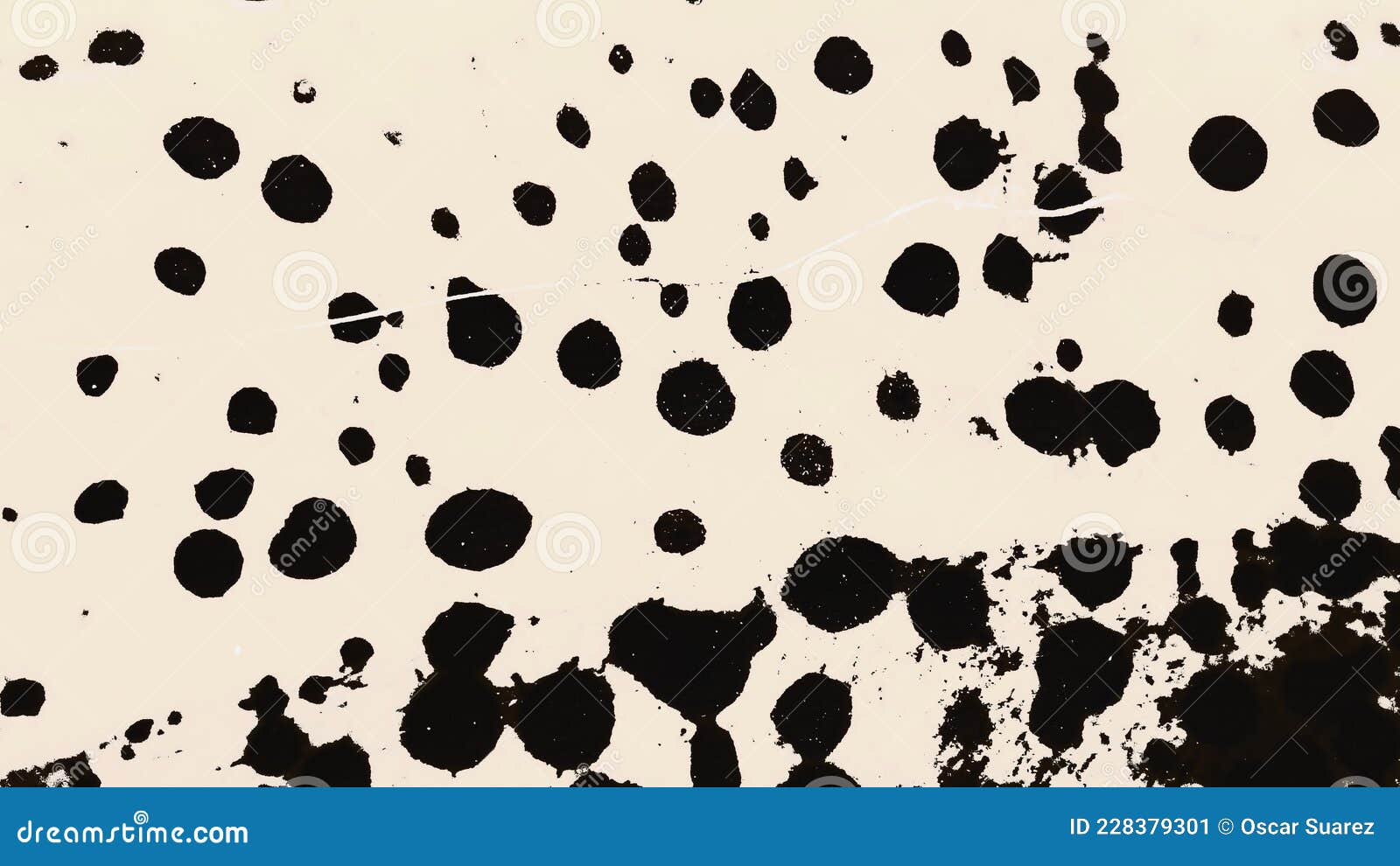 Texture with Black Spots with Circular Pattern Stock Image - Image of ...