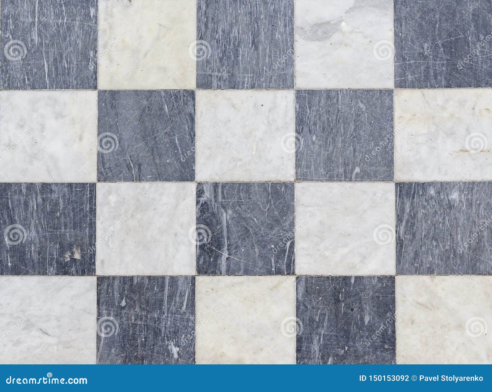 Black And White Checkered Floor Texture