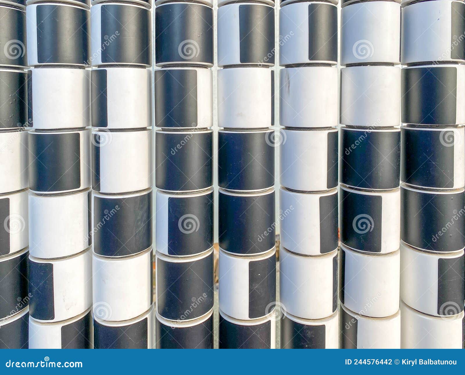 White Gas Cylinders In Warehouse Storage Royalty-Free Stock Photo ...